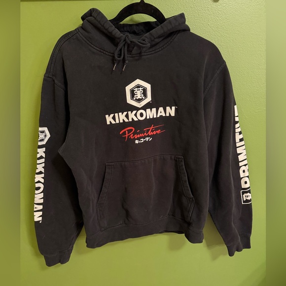 Primitive | Shirts | Primitive Black Hoodie With White And Red Details ...